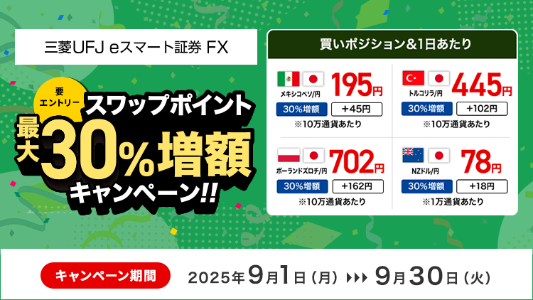 スワップポイント | 三菱UFJ eスマート証券（旧社名：auカブコム証券）